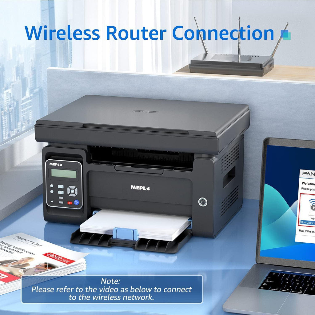 MEPL MM6503NW Wi-Fi Laser Printer Multi-function Monochrome Laser Prin ...