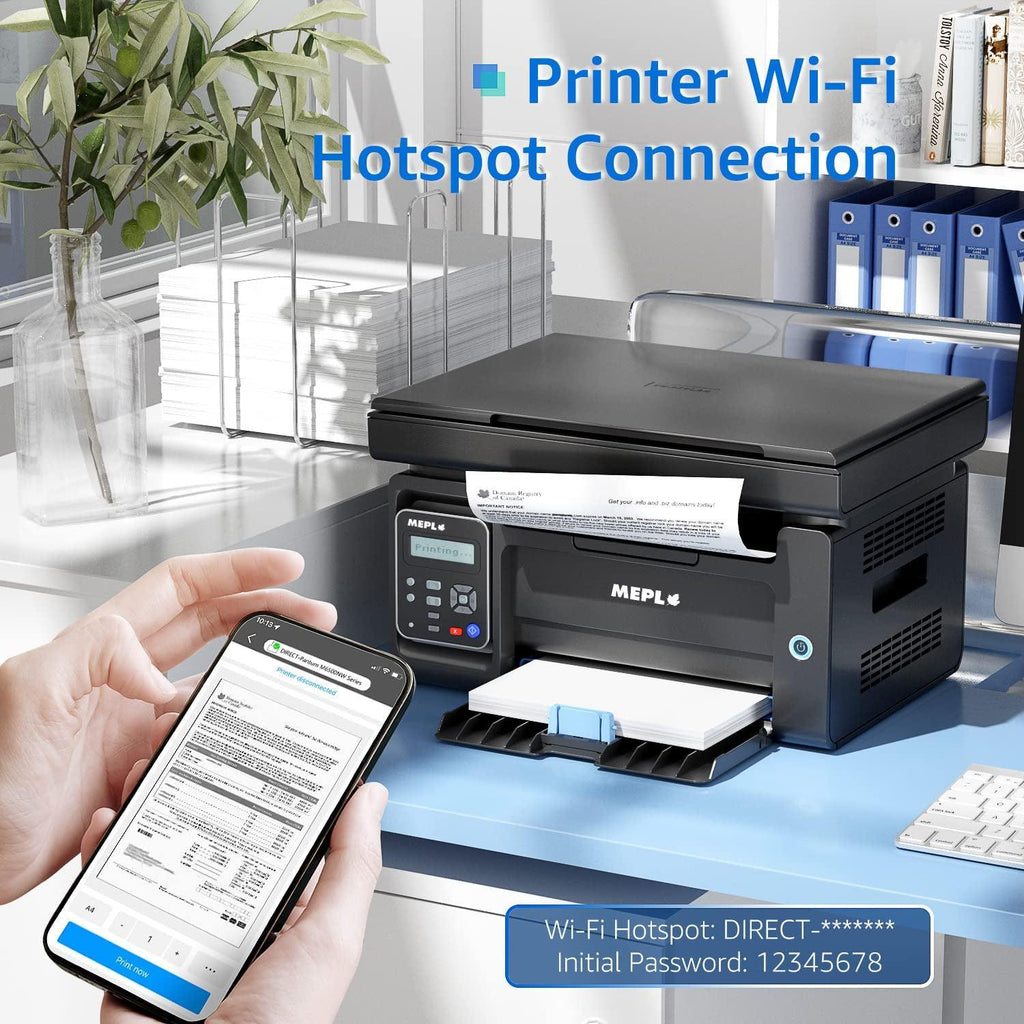 MEPL MM6503NW Wi-Fi Laser Printer Multi-function Monochrome Laser Prin ...